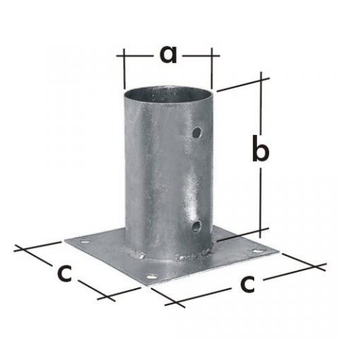 base pilar cuadrado | Timbergal